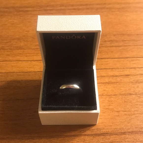 Pandora | Jewelry | Authentic Pandora Liquid Silver Ring Flow Small ...